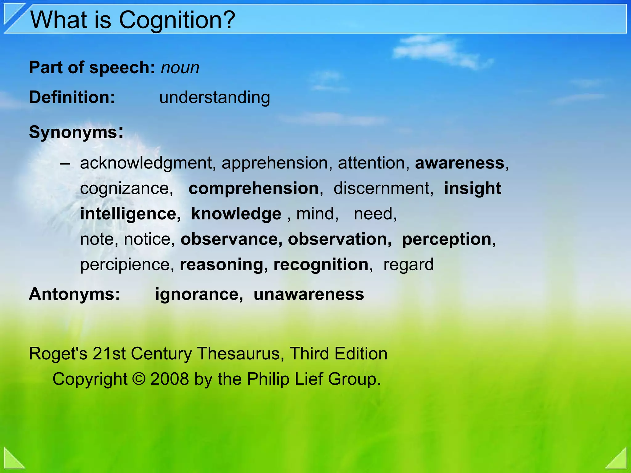 01 cognitive neuroscience introduction | PPT