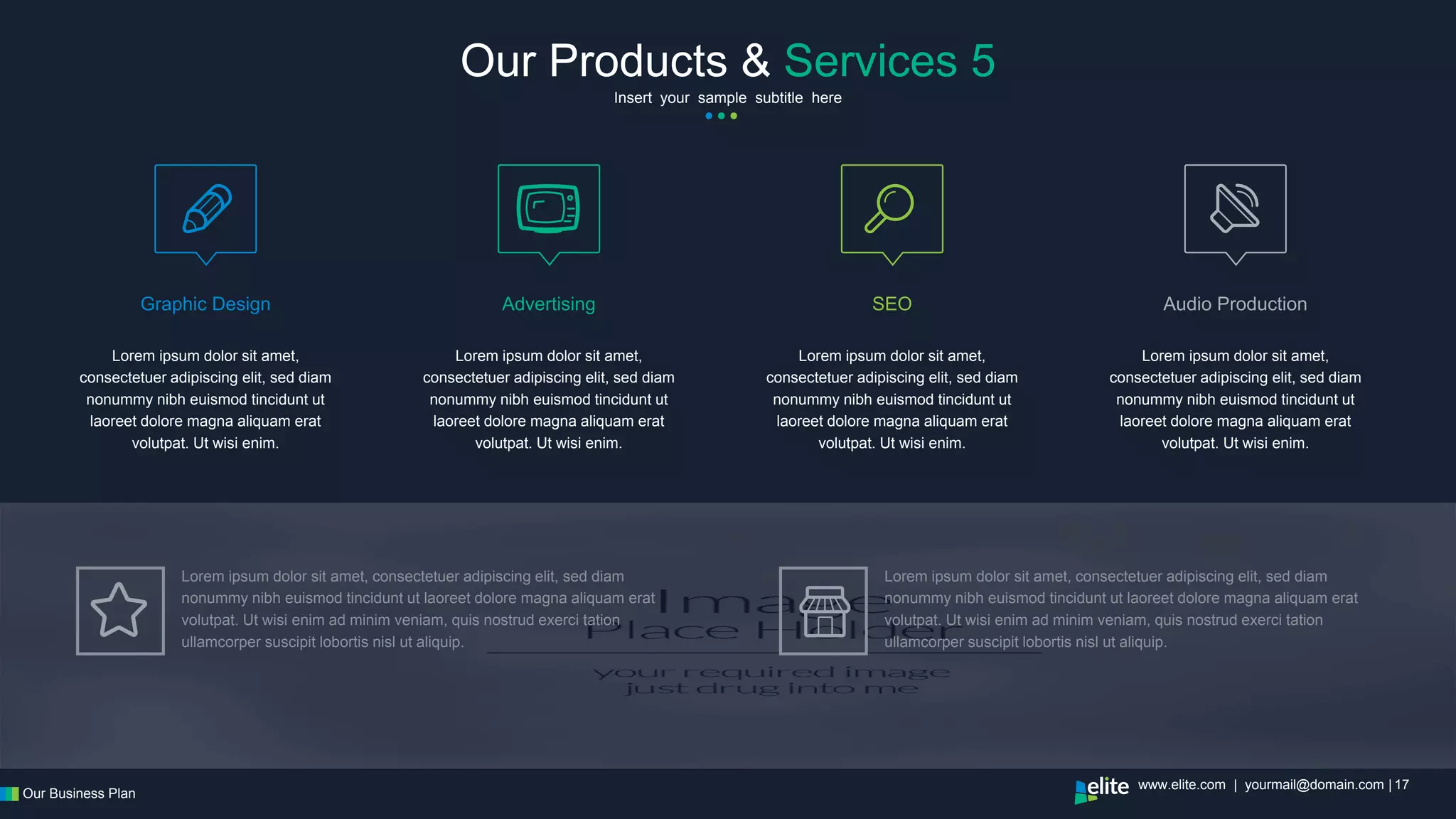 Elite PowerPoint Template with Infographics | PPTX