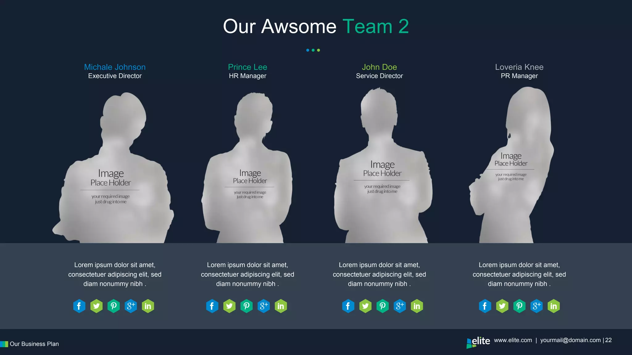 Elite PowerPoint Template with Infographics | PPTX