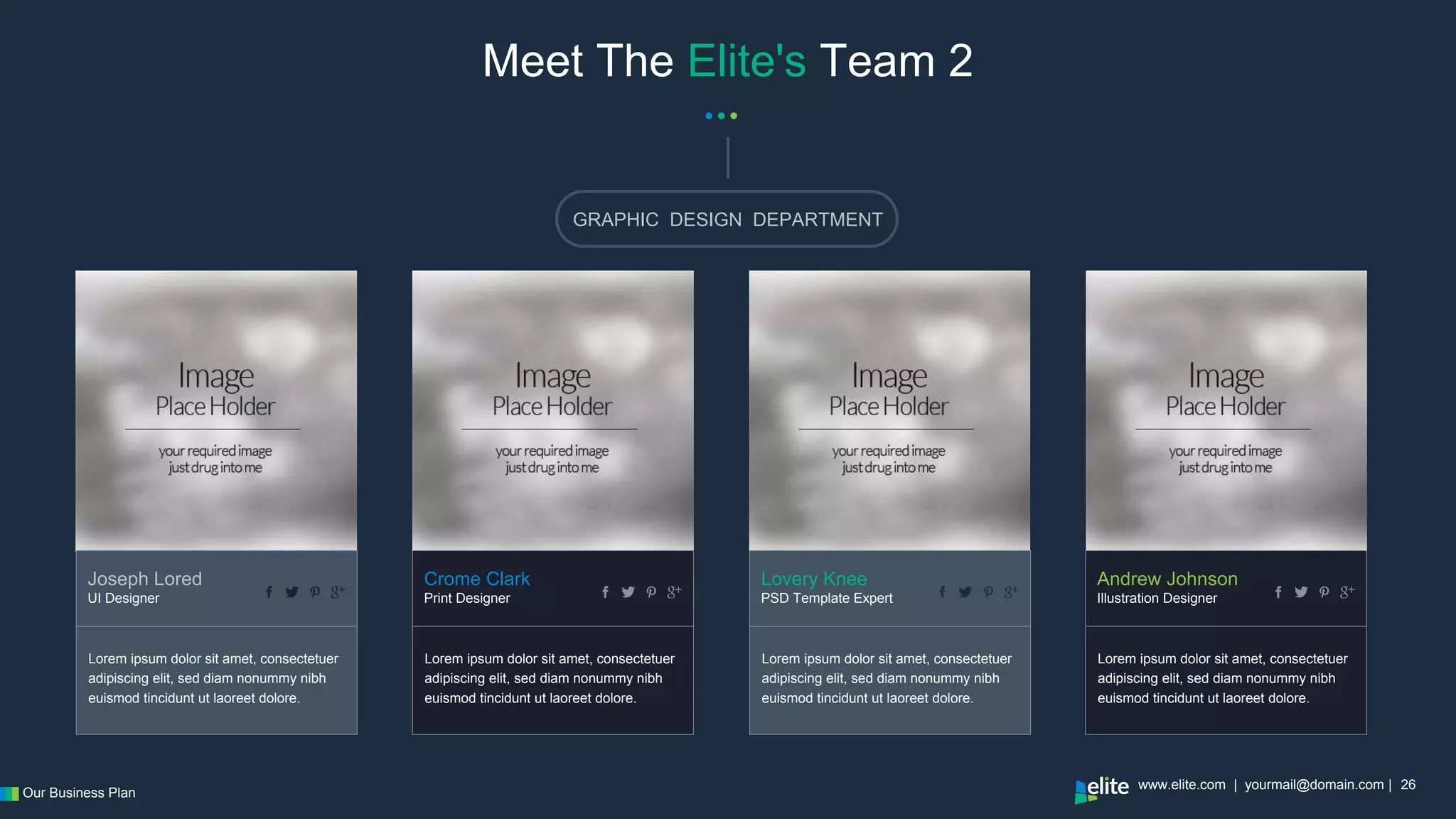 Elite PowerPoint Template with Infographics | PPTX