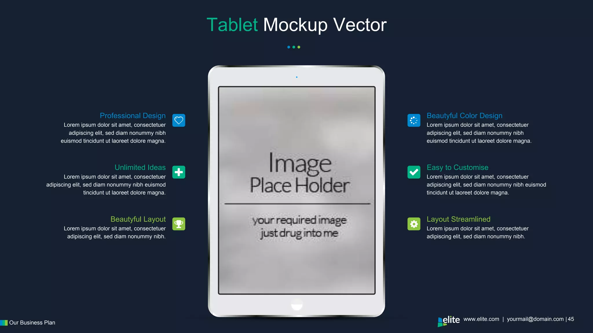 Elite PowerPoint Template with Infographics | PPT