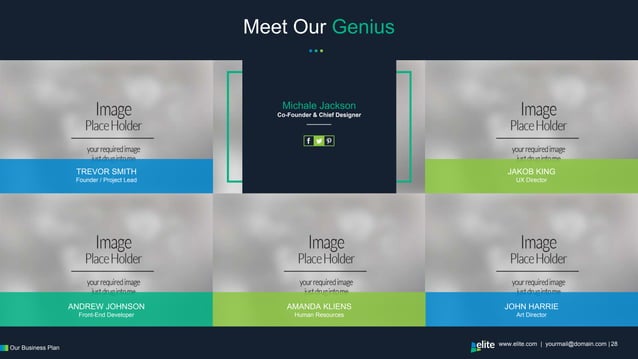 Elite PowerPoint Template with Infographics | PPT