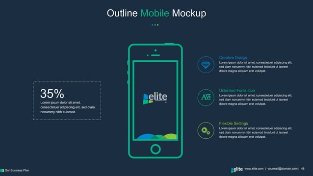 Elite PowerPoint Template with Infographics | PPT