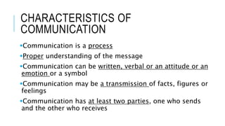 Introduction to communication | PPTX