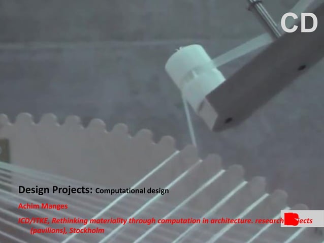 01 Computational Design and Digital Fabrication | PDF