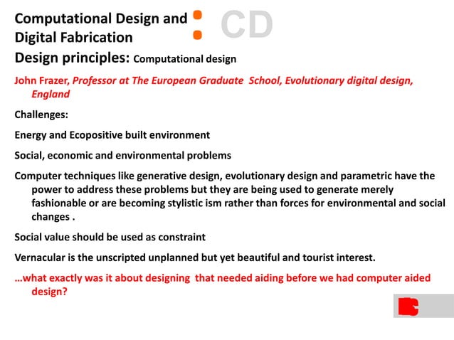 01 Computational Design and Digital Fabrication | PDF
