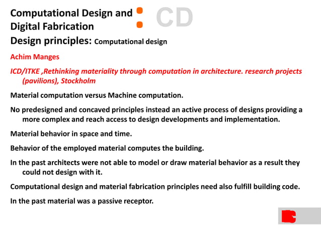 01 Computational Design and Digital Fabrication | PDF