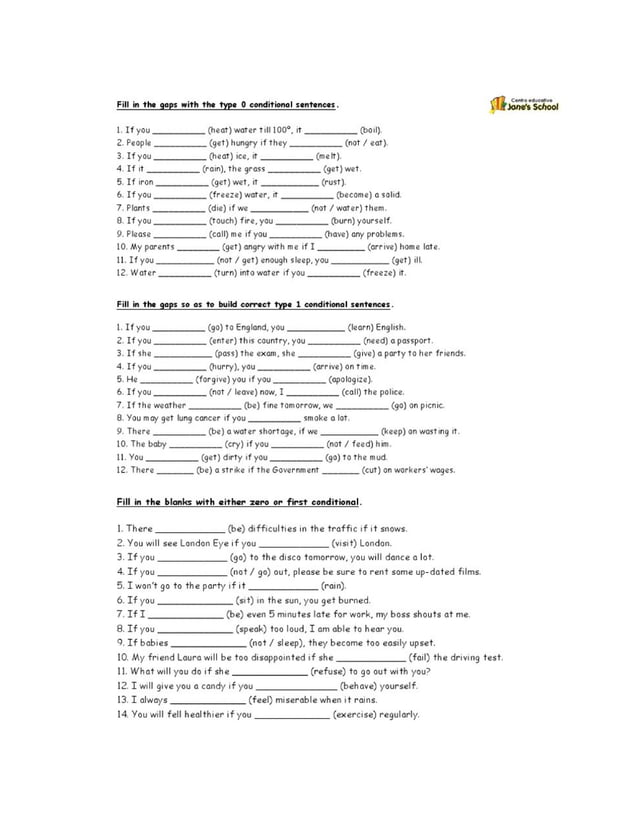 0&1conditionals exercises for grammar.docx