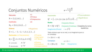 01 Conjuntos Numéricos.pptx | Physics | Science