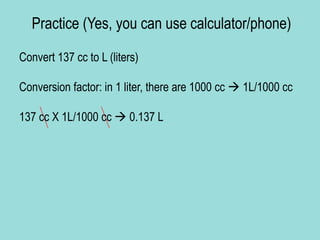 Converting Units | PPT