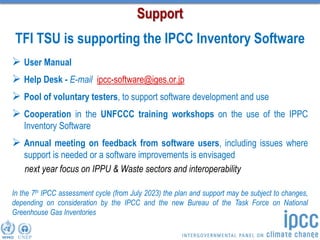 Version 2.83 of the IPCC Inventory Softwareand current development ...