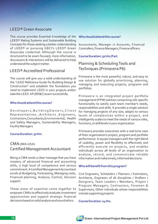 01 Corporate Profile Green Intl_PM Services,Training and Oil & Gas | PDF