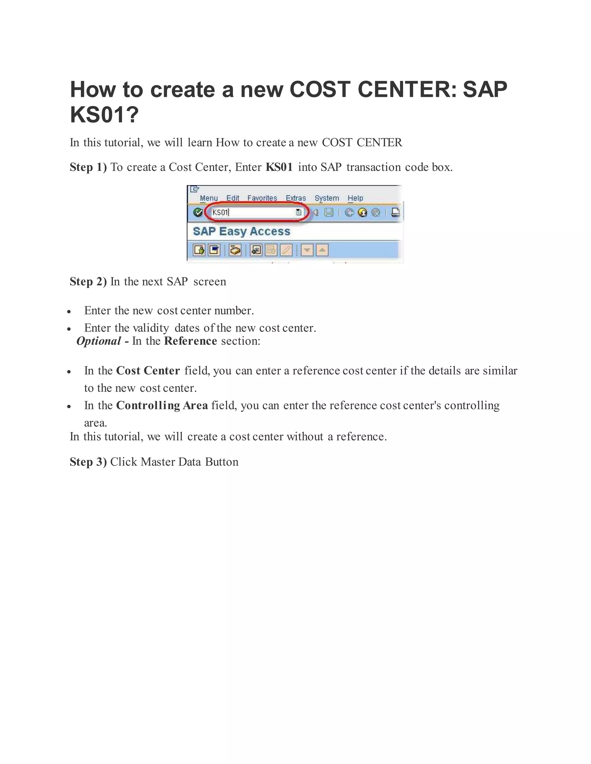 01 create cost center | DOCX