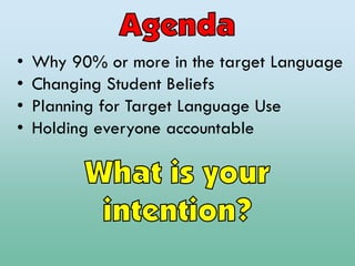 01 creating a culture of target language use v1 1 | PPTX