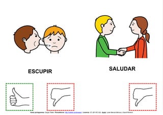 pictogramas esta bien esta mal 2024 2025 autismo | DOC