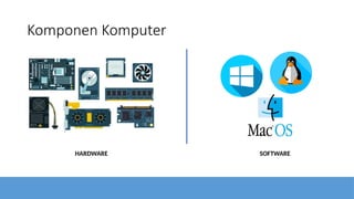 DASAR-DASAR KOMPUTER. KOMPONEN PENYUSUN KOMPUTER | PPTX