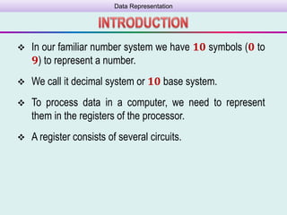 Data representation | PPTX