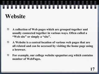 Basics of Internet and WWW | PPT
