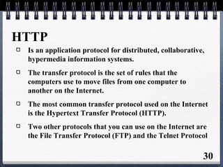 Basics of Internet and WWW | PPT