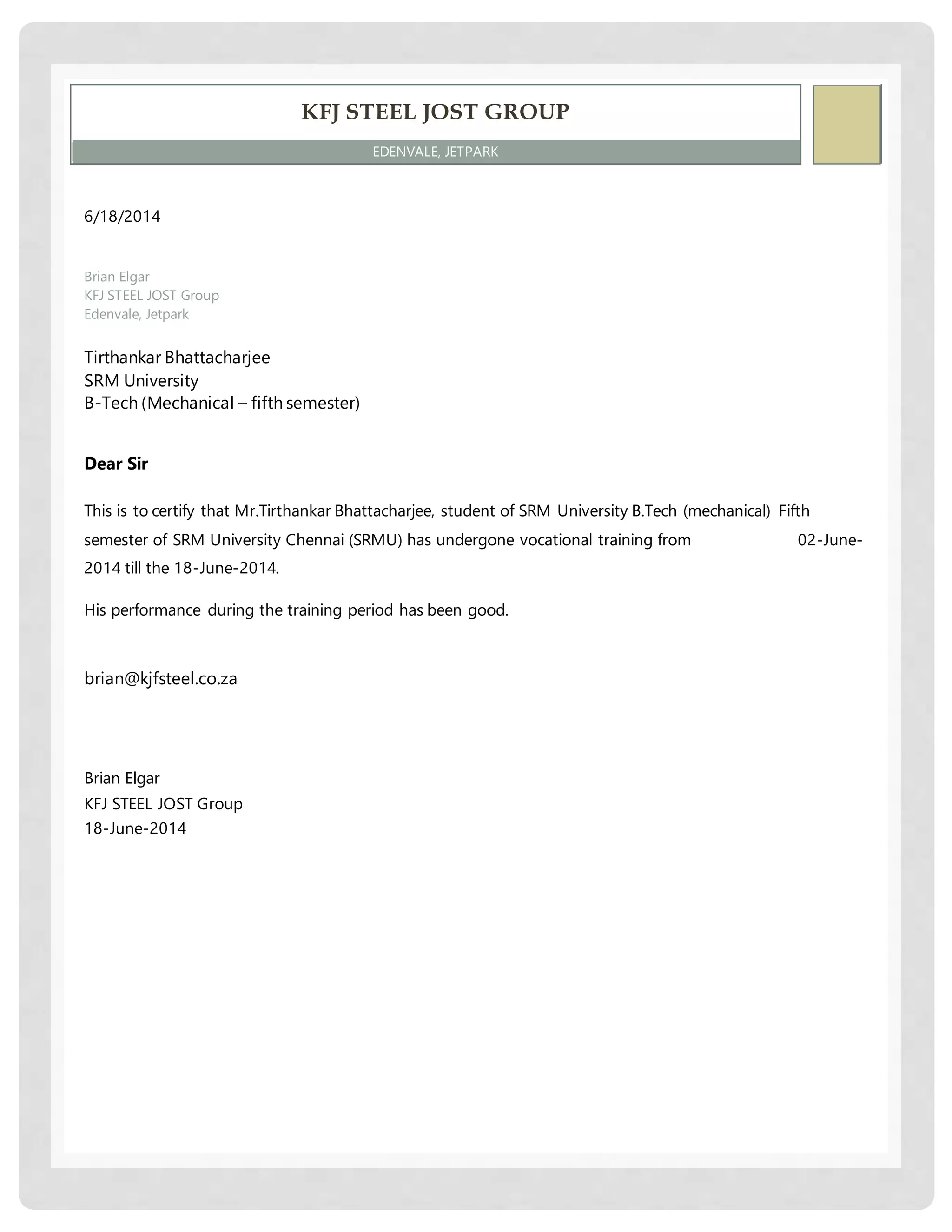 KFJ STEEL JOST Group | PDF