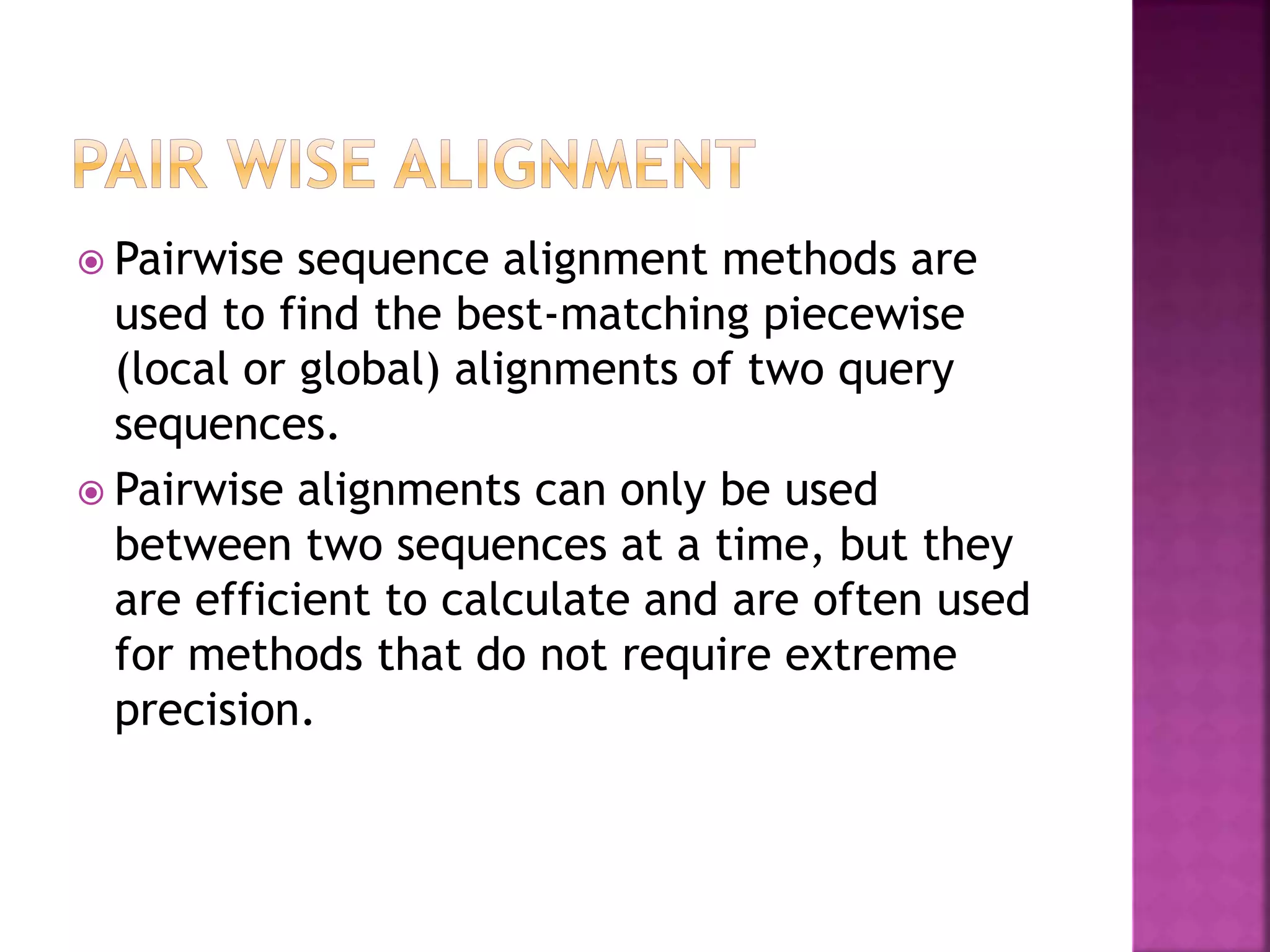 Sequence Analysis | PPTX