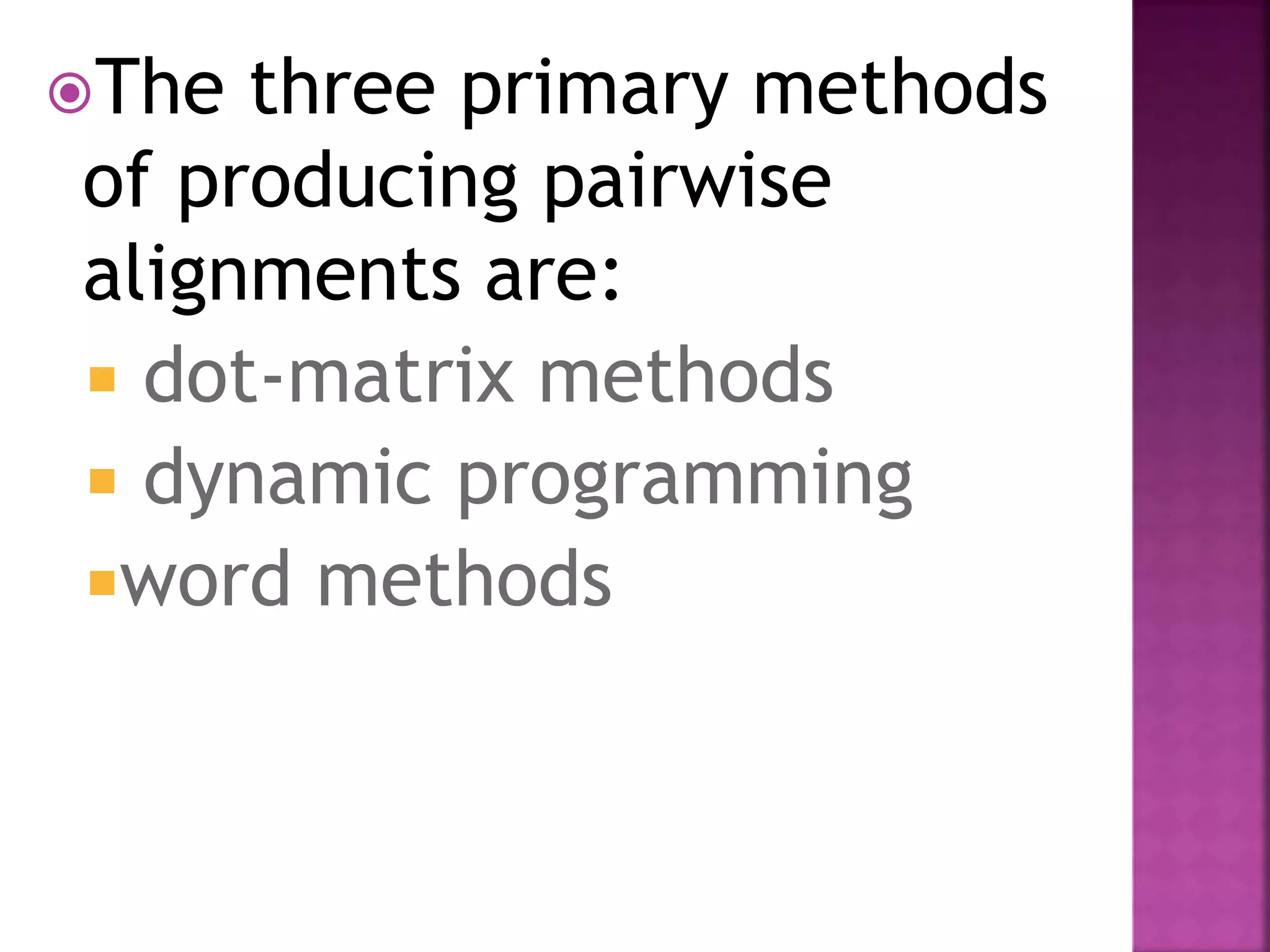 Sequence Analysis | PPTX