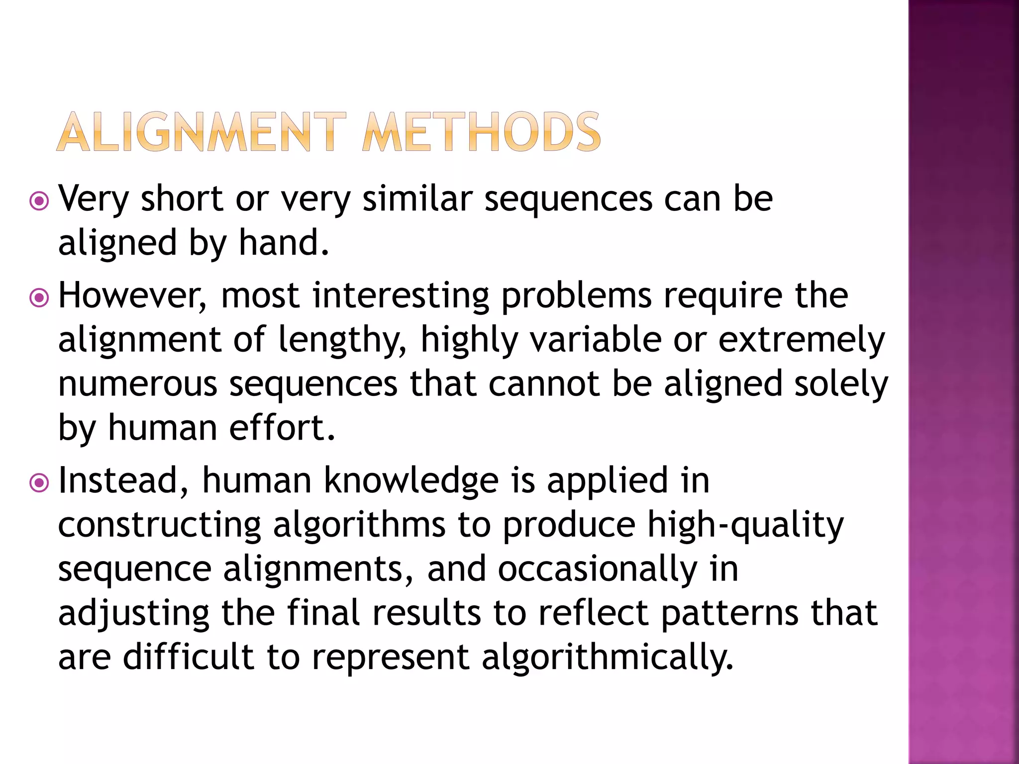 Sequence Analysis | PPTX