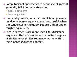 Sequence Analysis | PPTX