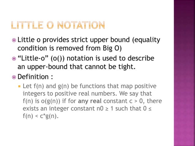 Asymptotic Analysis in Data Structure using C | PPTX