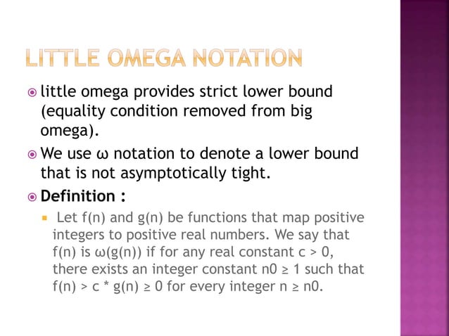 Asymptotic Analysis in Data Structure using C | PPTX