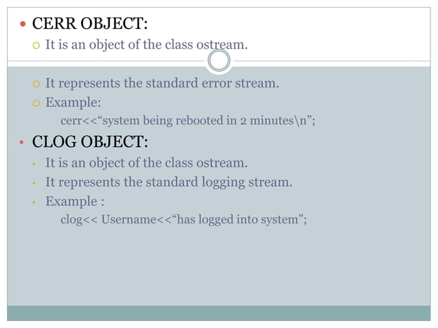 Preprocessor , IOSTREAM Library,IOMANIP Library | PPT