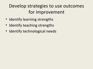 01 developing learning outcomes | PPT