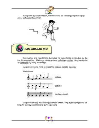 01 direksyon ng himig | PDF