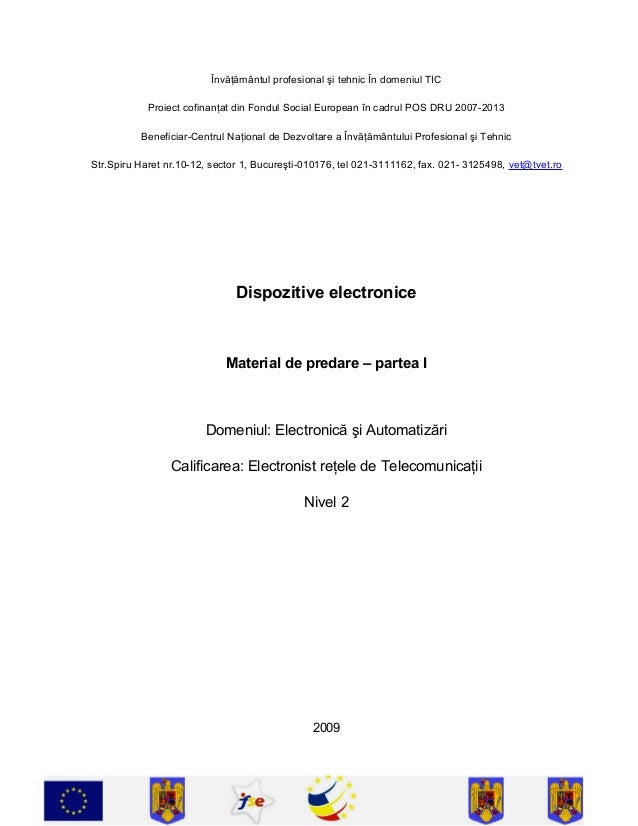 01 dispozitive electronice i