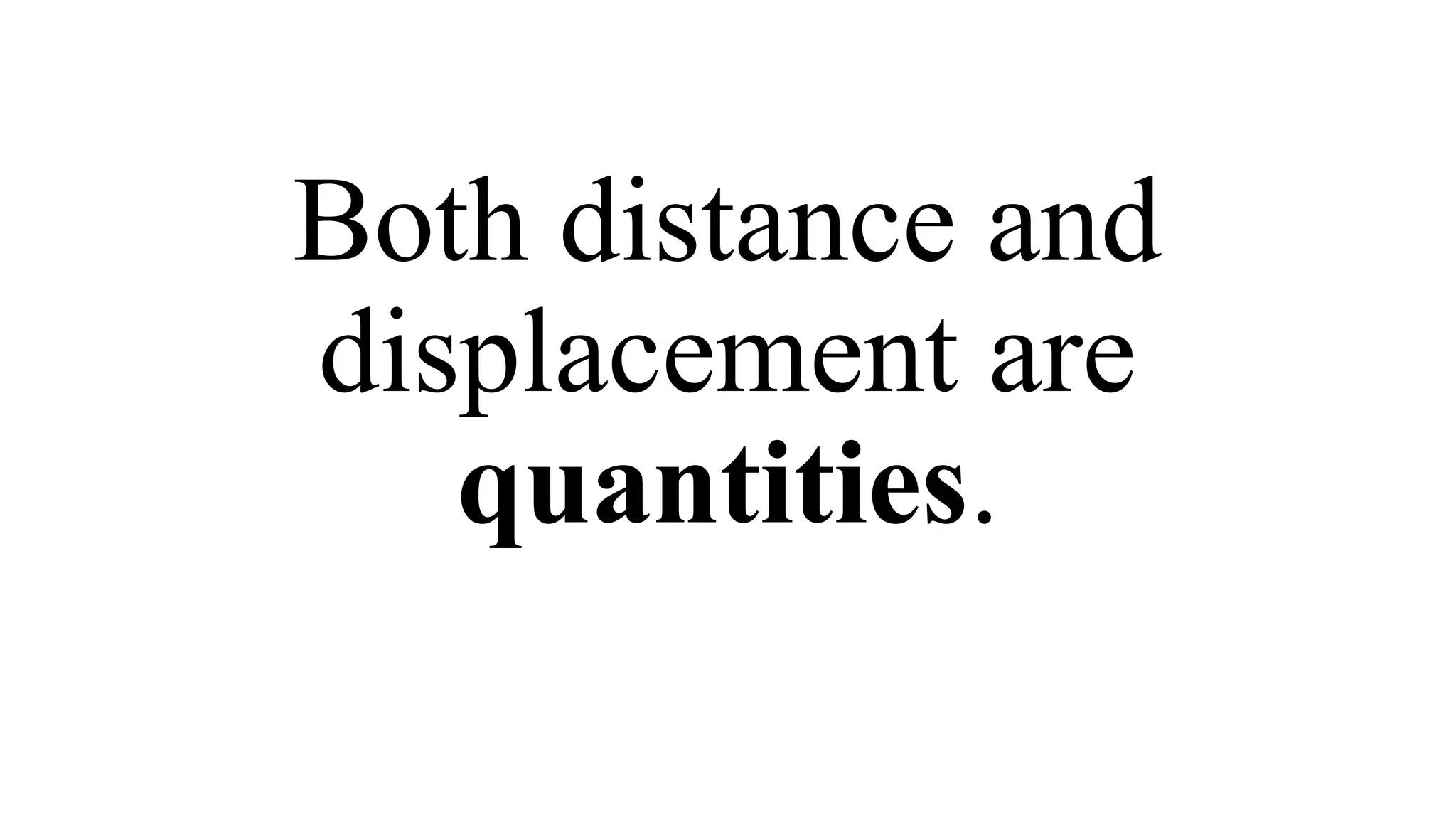 Distance and Displacement Powerpoint Presentation | PPTX