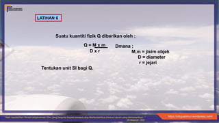 SAINS 1-KUANTITI FIZIK & PENGUKURAN | PDF