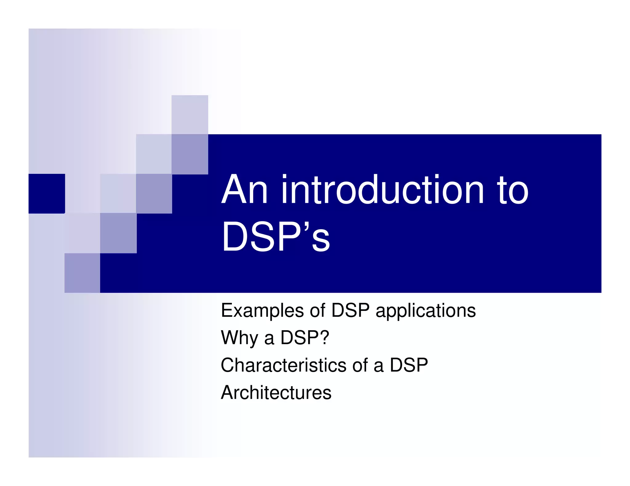 01 dsp intro_1 | PPT
