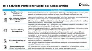 Digital Tax Technologies Portfolio Overview | PDF