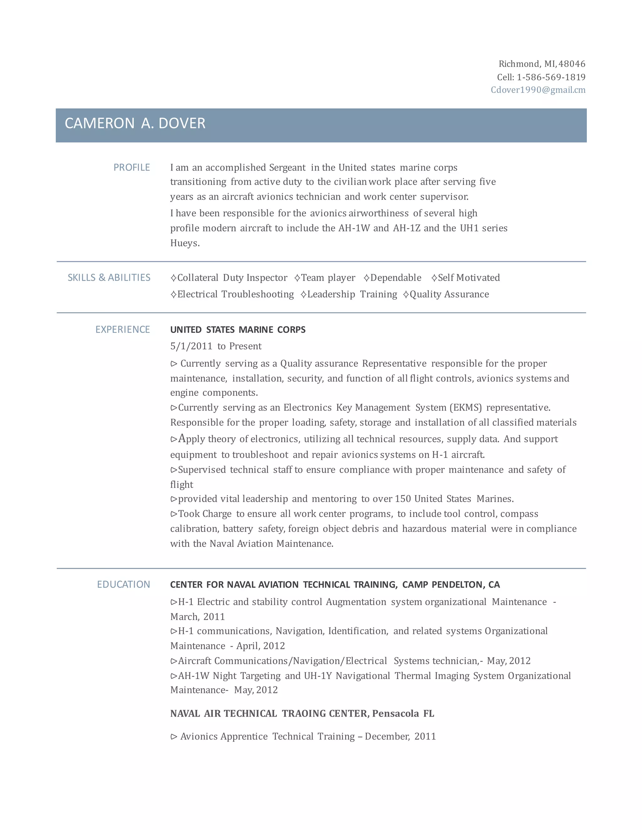 good resume | PDF