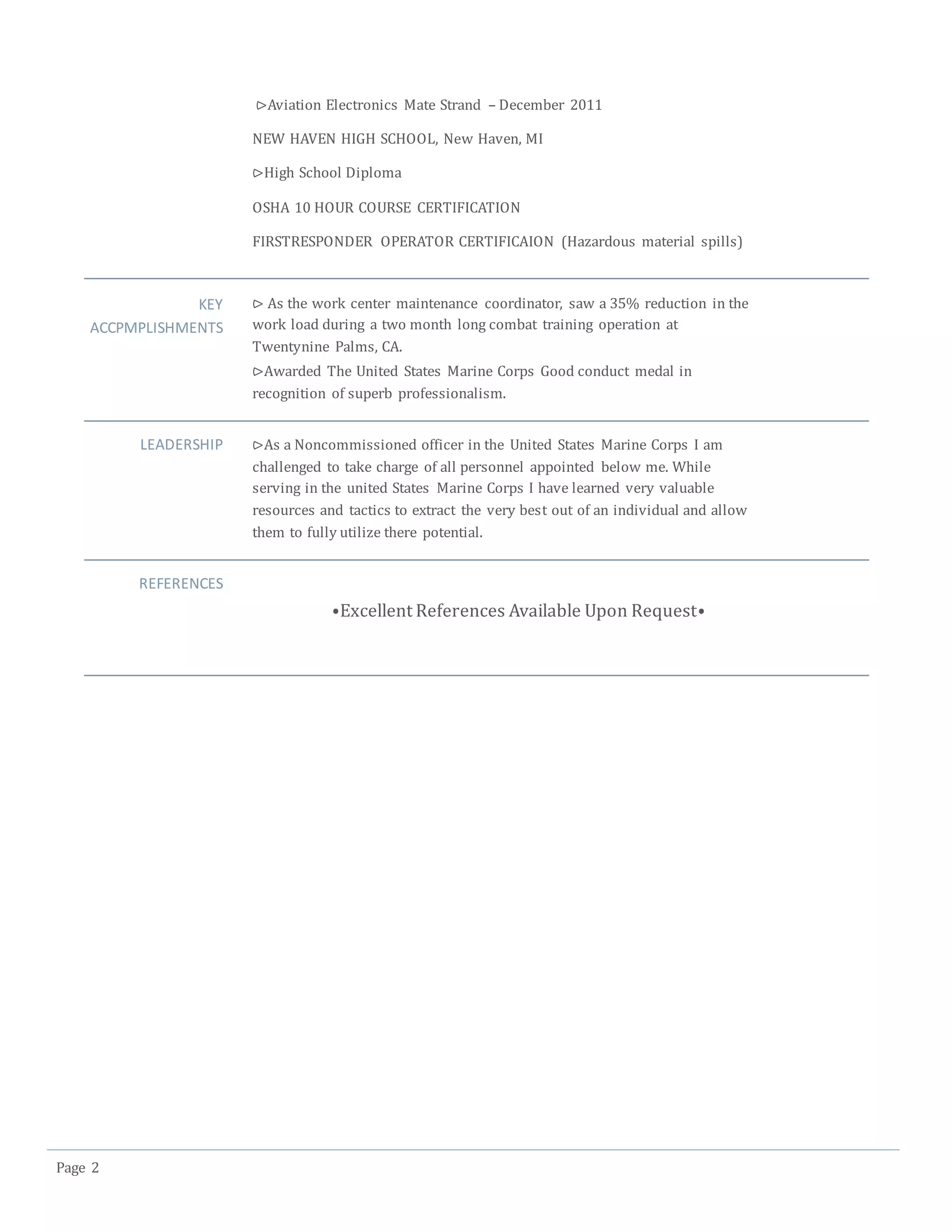 good resume | PDF