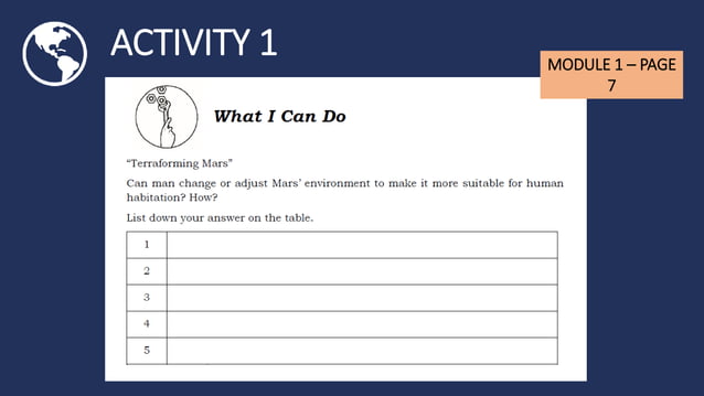 01 Earth and Life Science - Module 1 & 2.pptx | Geography | Science