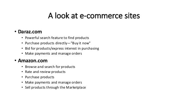 E-Commerce Applications Development | PPT