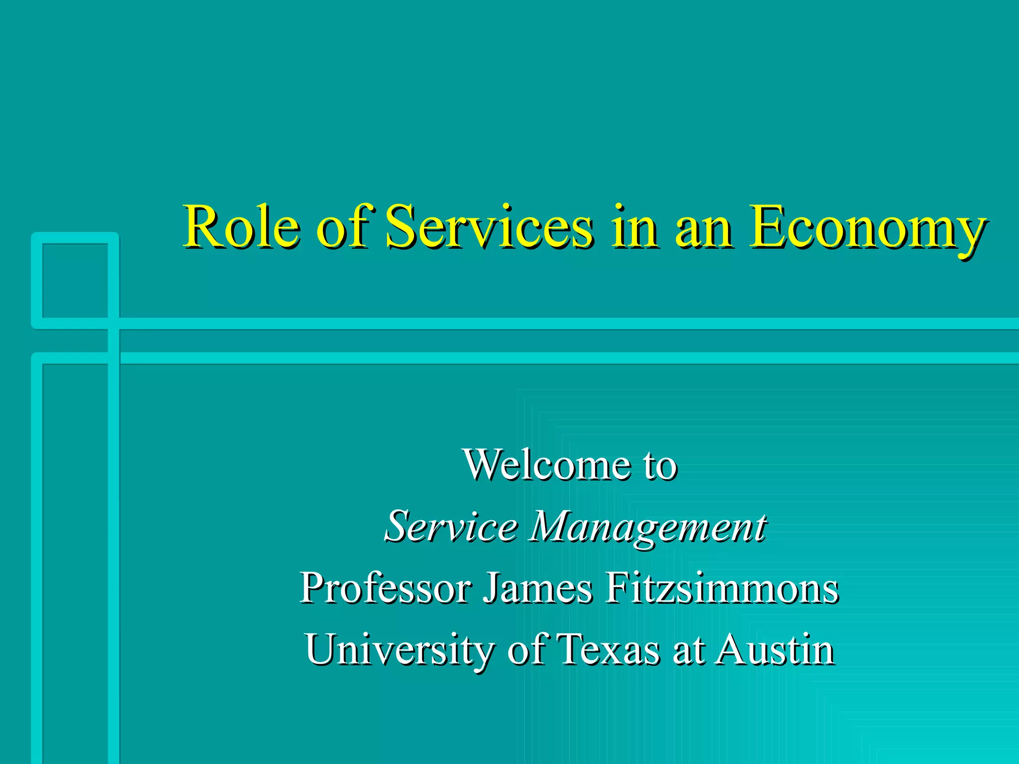 Service Management Intro | PPT