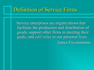Service Management Intro | PPT