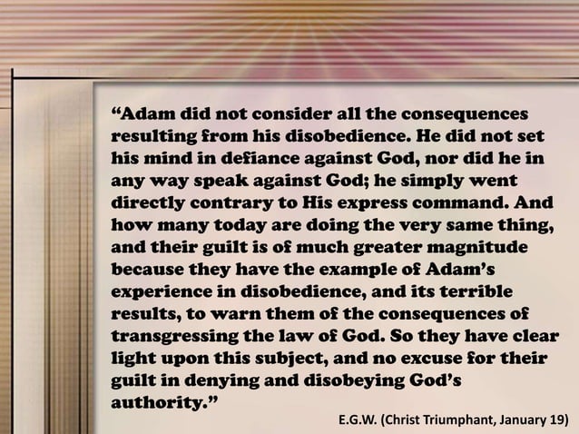 01 education in eden | PPTX | Christianity | Religion & Spirituality