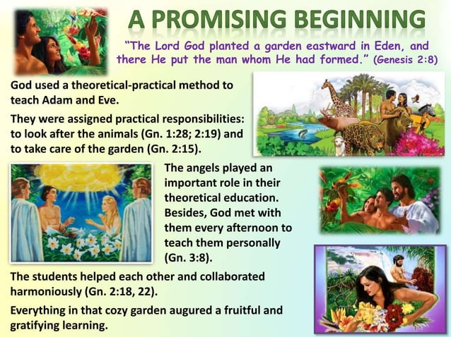01 education in eden | PPTX | Christianity | Religion & Spirituality
