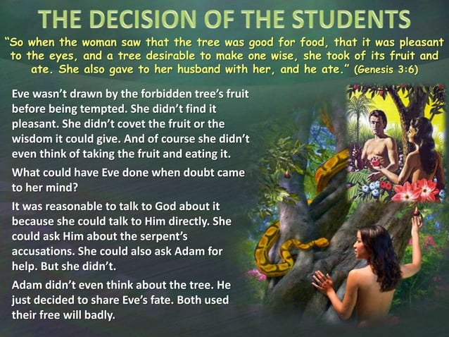 01 education in eden | PPTX | Christianity | Religion & Spirituality