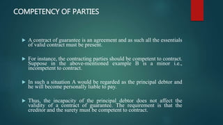 Contract of Gaurantee | PPTX