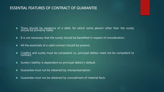 Contract of Gaurantee | PPTX