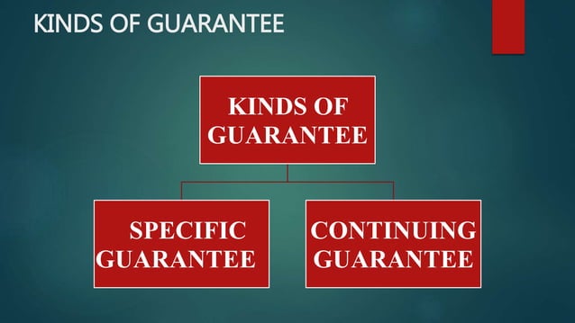 Contract of Gaurantee | PPTX